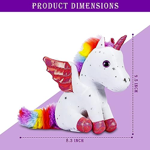 Squishmallow Unicorn Stuffed Plush Toy | Cute and Cuddly Stuffed Animal Toys | Soft Doll for Baby or Kids | Unicorn Gifts for Girls Age 1-15 | Birthday Gift