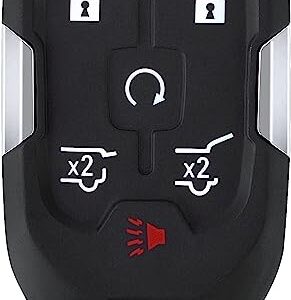 Car Key Fob Keyless Entry Remote Control Compatible with Chevrolet Chevy Suburban Tahoe Yukon Yukon XL 2015 2016 2017 2018 2019 2020 HYQ1AA- 6 BTN