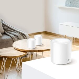 TP-Link Deco X4300 Pro Whole Home Mesh Wi-Fi 6 System 3-Pack Speeds Up to 4,300 MBPS (White) (Renewed)