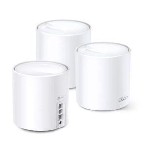 TP-Link Deco X4300 Pro Whole Home Mesh Wi-Fi 6 System 3-Pack Speeds Up to 4,300 MBPS (White) (Renewed)