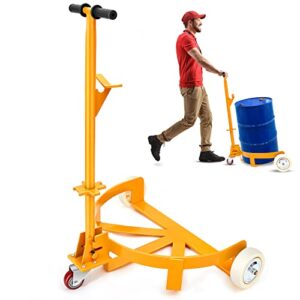 hanaive 55 gallon drum dolly barrel wheels heavy duty drum cart dolly 55 gallon drum caddy barrel dolly for workshops, factories, warehouses