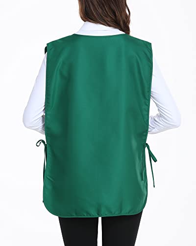 Xeoxarel Unisex Cobbler Apron with 3 Pockets, Universal Apron for Women or Men Vest Black