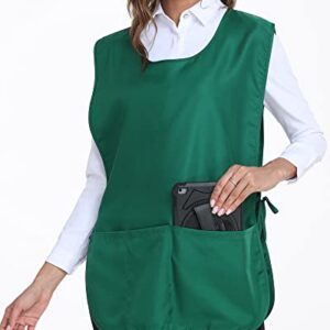 Xeoxarel Unisex Cobbler Apron with 3 Pockets, Universal Apron for Women or Men Vest Black