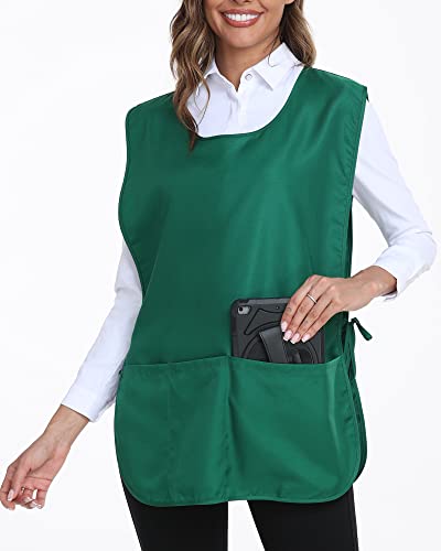 Xeoxarel Unisex Cobbler Apron with 3 Pockets, Universal Apron for Women or Men Vest Black