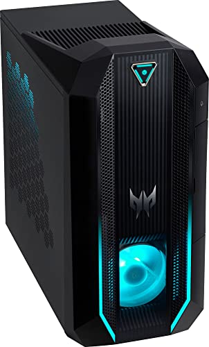 Acer Predator PO3-630 Gaming Desktop PC (Intel i7-11700 8-Core, 128GB RAM, 2TB PCIe SSD, GeForce RTX 3070, WiFi, Bluetooth, Backlit KB, HDMI, USB 3.2, Display Port, Win 10 Pro)