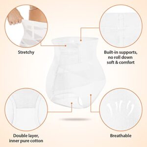 Body Shaper for Women Tummy Control Shapewear Underwear Panties Waist Trainer Body Slimmer Firm Control White 2XL