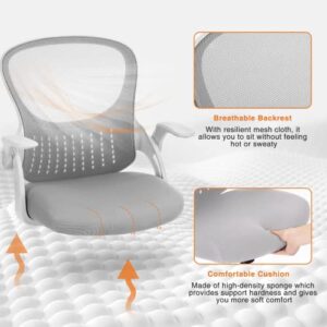 Sweetcrispy Office Chair, Ergonomic Office Desk Chairs Breathable Mesh Back Lumbar Support Computer Chair