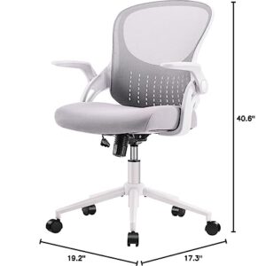 Sweetcrispy Office Chair, Ergonomic Office Desk Chairs Breathable Mesh Back Lumbar Support Computer Chair