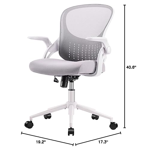 Sweetcrispy Office Chair, Ergonomic Office Desk Chairs Breathable Mesh Back Lumbar Support Computer Chair