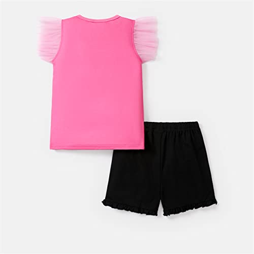 L.O.L. Surprise! Kid Girl 2pcs Tee and Print Shorts Set Pink Kids: 6-7 Years