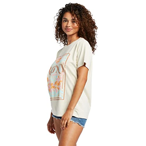 Roxy Women's Oversized T-Shirt, Tapioca 232