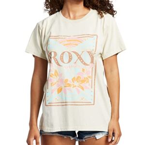 Roxy Women's Oversized T-Shirt, Tapioca 232