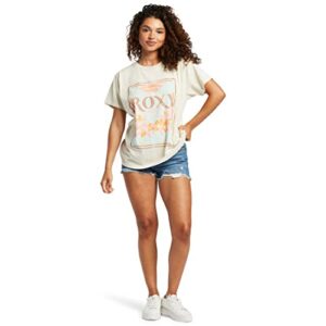 Roxy Women's Oversized T-Shirt, Tapioca 232