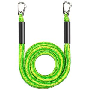 botepon boat bungee anchor lines for beach anchor, boat beach anchor rope for beach boat, pwc, jet ski or seadoo, pwc accessories, 7ft stretch to 14ft