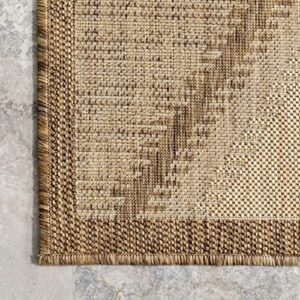 nuLOOM Sherilyn Geometric Indoor/Outdoor Area Rug, 8' x 10', Beige