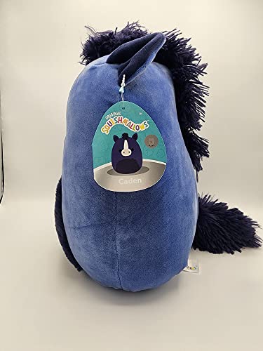 Squishmallows by Kellytoys, (Rare) Caden The 11 inch Royal Blue Horse