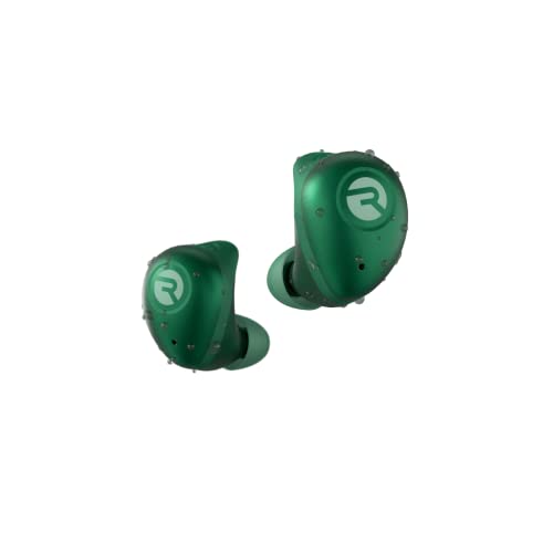 Raycon Fitness Bluetooth True Wireless Earbuds with Built in Mic 56 Hours of Battery, IPX7 Waterproof, Active Noise Cancellation, Awareness Mode, and Bluetooth 5.3 (Green)