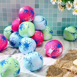 Honoson 50 Pieces Water Absorbent Ball Pool Toys Pool Balls Water Balls for Summer Outdoor Beach Pool Party Favors