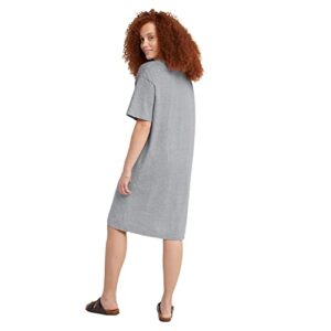 Hanes Women's Wear Around Nightshirt, Light Steel, One Size