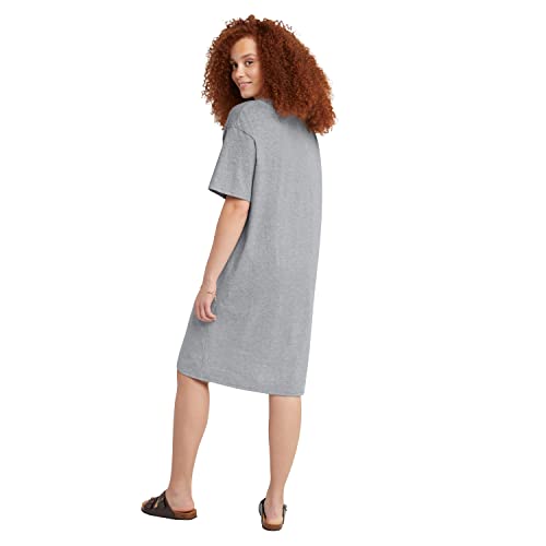 Hanes Women's Wear Around Nightshirt, Light Steel, One Size