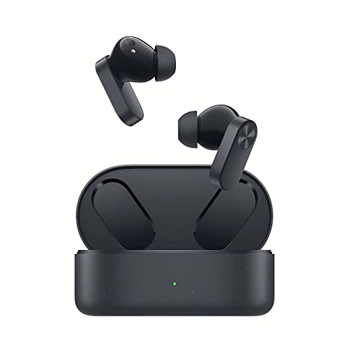 OnePlus Nord Buds 2 True Wireless in Ear Earbuds with Mic, Up to 25dB ANC 12.4mm Dynamic Titanium Drivers, Playback: Up to 36hr case, 4-Mic Design, IP55 Rating, Fast Charging Thunder Gray