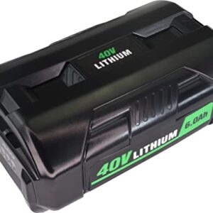 AN·GWEL 40V 6.0Ah Repalcement Battery Compatible with Ryobi 40-Volt Battery Power Tools OP4040 OP4026 OP4030 OP4050 OP4060A Ryobi 40V Repalcement Battery Pack