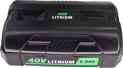 AN·GWEL 40V 6.0Ah Repalcement Battery Compatible with Ryobi 40-Volt Battery Power Tools OP4040 OP4026 OP4030 OP4050 OP4060A Ryobi 40V Repalcement Battery Pack