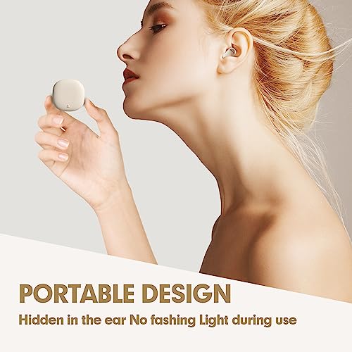 Sleep Earbuds for Side Sleepers Invisible Earbuds Wireless Bluetooth 5.2 Quiet-Comfort Noise Cancelling Earbuds for Sleep Smallest Soft Tiny Ear Buds for Sleeping Bluetooth Hidden Headphones for Work