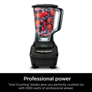 Ninja BL780WM Mega Kitchen System Blender/Food Processor with 1200W Base, 72oz Pitcher, 64oz Processor Bowl, 16oz Cup for Smoothies, Dough & More