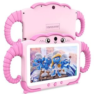 tablet for kids 7 kids tablet for toddlers tablet, 64gb children tablet, kids edition tablet for toddler learning tablet for boys girls with wifi, dual camera, touch screen, parental control, netflix