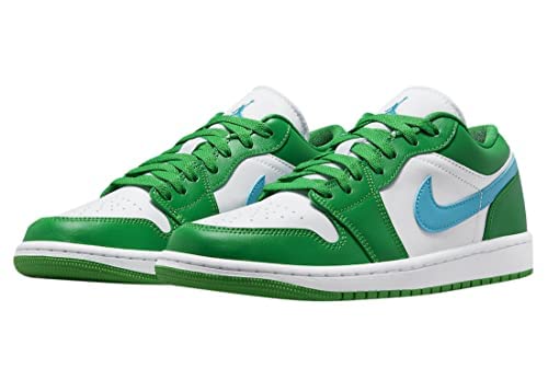 Jordan Air 1 Low Women Lucky Green/White/Aquatone DC0774 304 - Size 8w