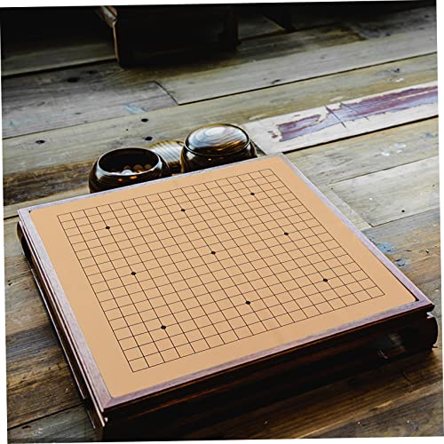 INOOMP Go Board Childrens Tylonal Travel Set Backgammon Travel Set International Chess Game Roll- up Leather Chess Set Foldable Chessboards Kids Chessboard Leather Go Board Go Boards 3pcs