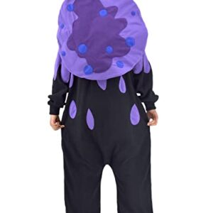 XIGUAGUO Adult Cartoon Mushroom Onesie Costume Animal Cosplay Christmas Homewear Pajamas Sleepwear for Women and Men