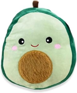 squishmallows official kellytoy 5 inch soft plush squishy toy (austin avocado)