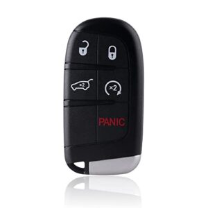 smart car keyless entry remote start raryloy key fob remote replacement fits for j_eep grand cherokee 2014-2021,fccid:m3n40821302