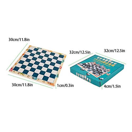 VONGAZ Chess Board Game Chess Set Classic Chess Board Game，11.8 Inch Super Durable Board，Portable Beginner Travel Chess Set Chess Game Set Chess Board Set