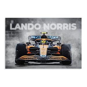 erwyn mclaren poster formular one poster f1 walls canvas car posters wall art canvas for boys room vintage unframe-style 12x18inch(30x45cm)