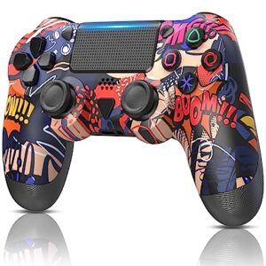 CBYLWK Wireless Controller Compatible with PS4/Slim/Pro with Dual Vibration/6-Axis Motion Sensor/Audio Function 1000mAh Battery/Collector's Controller