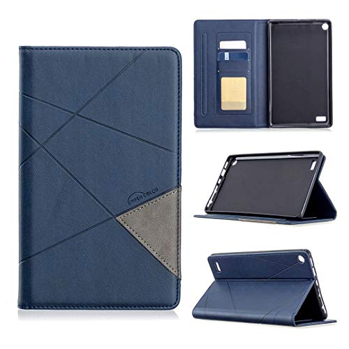 Tablet PC Case Bag Sleeves Premium PU Leather Case Compatible with Kindle Fire 7 Case 2019/2017/2015 (9th/7th/5th Generation),Smart Magnetic Flip Fold Stand Case with Card Slot/Auto Sleep Wake Protect