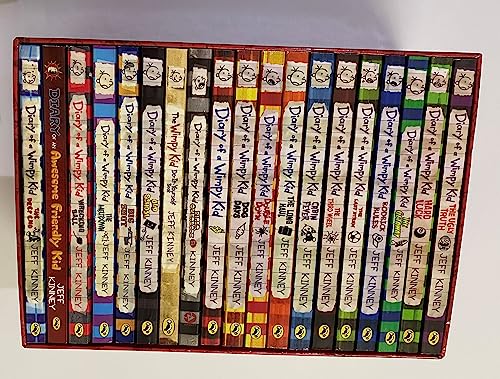 Jeff Kinney Diary of a Wimpy Kid 19 Books Series Complete Collection 1-19 Books of Boxed Set