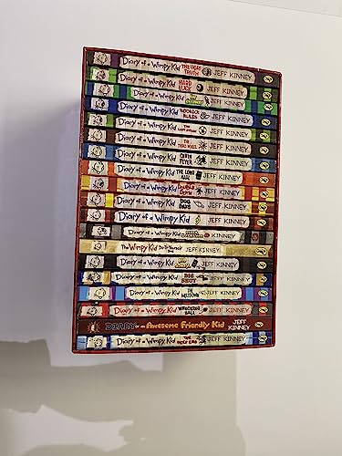 Jeff Kinney Diary of a Wimpy Kid 19 Books Series Complete Collection 1-19 Books of Boxed Set