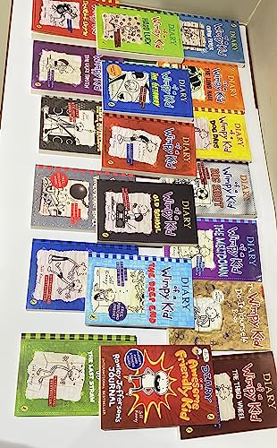 Jeff Kinney Diary of a Wimpy Kid 19 Books Series Complete Collection 1-19 Books of Boxed Set