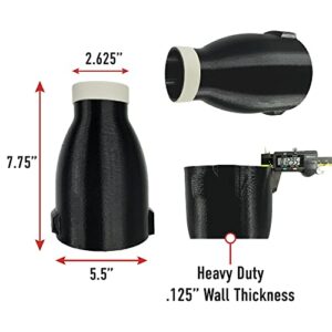 Tier 1 3D Prints Car Drying Nozzle for Ryobi 40V Jet Fan 525CFM (RY40408VNM) Leaf Blower Nozzle Tip