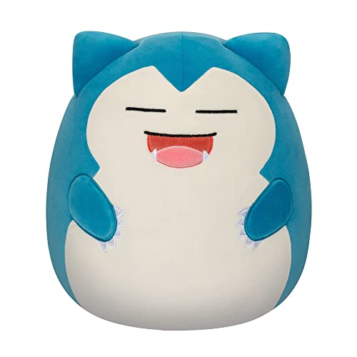 Squishmallows Pokemon Center Exclusive 12-Inch Snorlax Plush - Add Snorlax to Your Squad, Ultrasoft Stuffed Animal Plush, Official Jazwares Plush