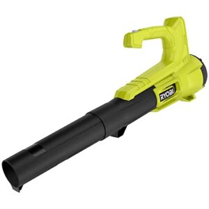 ryobi one+ 18v 90 mph 250 cfm cordless battery leaf blower (tool only)