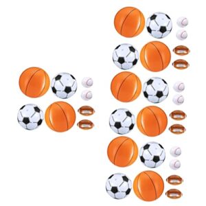 besportble beach ball set bulk kids toys toddler toy baseball for kids basketball beach toys sports party decoration basketball beach balls beach decorations water sports balls expand 32 pcs