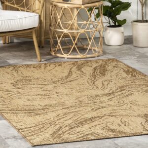 nuLOOM Marsha Contemporary Indoor/Outdoor Area Rug, 8' x 10', Beige