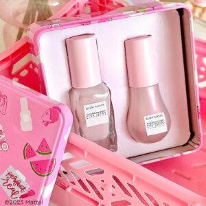 Glow Recipe x Barbie - Watermelon Glow Hydration Kit (2 Pc) - Dew Drops Brightening Face Serum (15ml) & Pink Juice Oil-Free Gel Moisturizer (25ml) - Travel Size Skin Care Set