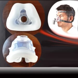 Wsdart Mirage FX Dual-Wall Spring Air Cushion - Silicone Nasal Cushion Replacement (Standard/Small)