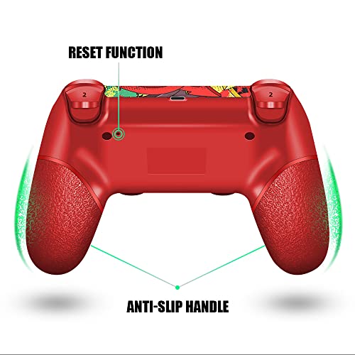 AceGamer Wireless Controller with USB Cable/Double Vibration/6-Axis Motion Control/3.5mm Audio Jack/Multi Touch Pad/Share Button, for PS4 Controller Compatible with PS4/Slim/Pro/PC